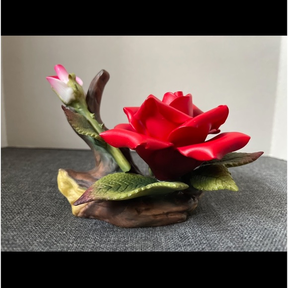 Lefton | Other | Vintage Lefton 0798 Red Rose Figurine | Poshmark
